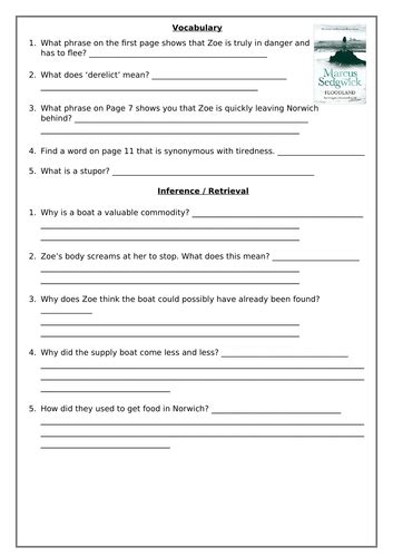 Floodland Marcus Sedgwick 3 Weeks English Unit Year 6 Teaching Resources