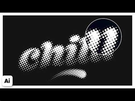 Editable Halftone Text Effect YouTube Halftone Text Effects Text