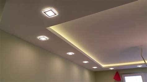 Окачен таван със скрито осветление Строителни ремонти Жоро Исаев Youtube