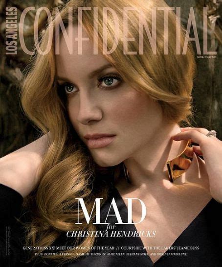 Christina Hendricks Los Angeles Confidential Magazine May 2015 Cover