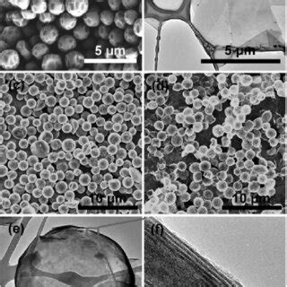 A SEM Images Showing The Morphology Of The As Produced PMMA Spheres