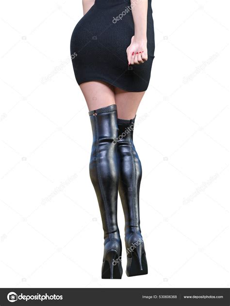 Beautiful Woman Short Mini Skirt Boots Autumn Spring Clothing