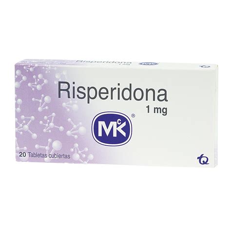 Risperidona 1 Mg Tableta Recubierta Tecnoquímicas