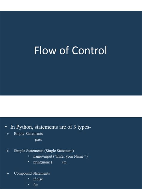 Chapter 4 Flow Of Control Pdf Control Flow Computer Science