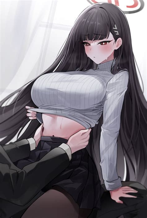 Sensei And Rio Blue Archive Drawn By Yuki Asayuki Danbooru