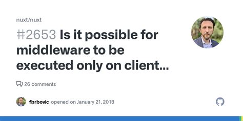 Is It Possible For Middleware To Be Executed Only On Client Side