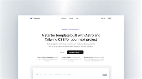 I Made A Bunch Of Free And Open Source Templates With Astro And Tailwind Css For Any One To Use