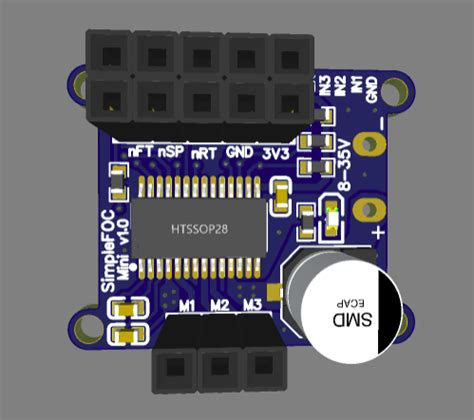 GitHub Simplefoc SimpleFOCMini Small Package Low Cost BLDC Diver Board Fully Compatible With