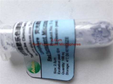 Red Fluorescent Monodisperse Polystyrene Microspheres Size 1 2 5 10 15 Um Ebay