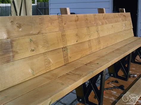 Building A Deck Bench With Brackets Madness Method