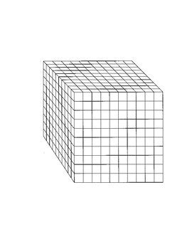 Base Ten Cube By Anoushig Design TPT