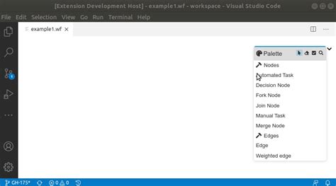 The Workflow Diagram Example For Eclipse Glsp