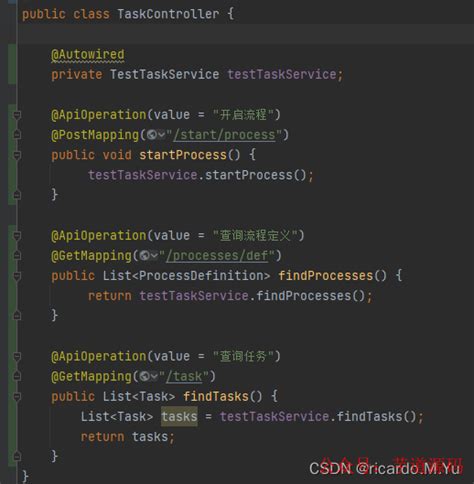 Springboot 集成 Camunda 流程引擎，实现一套完整的业务流程 Csdn博客