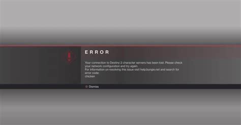 Destiny Error Code CHICKEN Fix