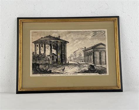Giuseppe Vasi Giuseppe Vasi Temple De Vesta Engraving Etching Mutualart