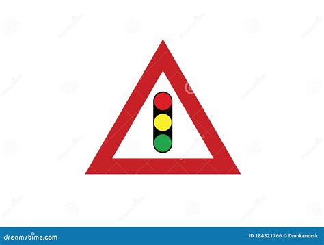 Traffic Light Sign Semaphore Stock Vector Illustration Of Semaphore Shiny 184321766