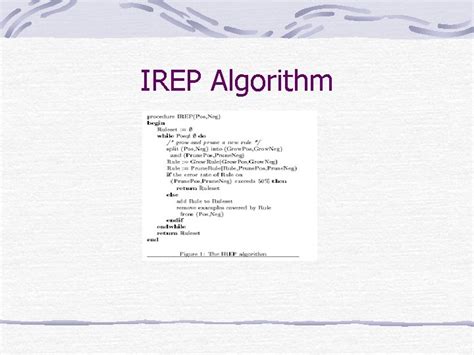 Fast Effective Rule Induction By William W Cohen