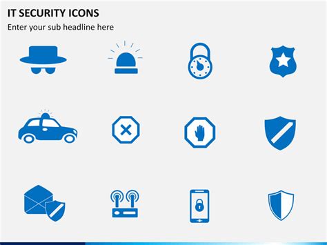 IT Security Icons For PowerPoint And Google Slides PPT Slides
