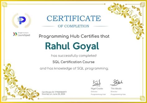 Rahul Goyal On Linkedin Sql Datamanagement Certification Continuouslearning