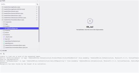 Cant Buildopen Razor Page · Issue 72 · Radzenhqradzen Blazor