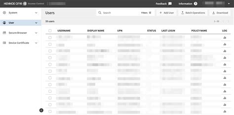 Accessing Access Control Admin Console Modern View Hennge One Help