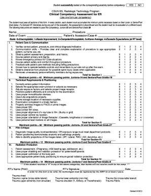 Competency Assessment Template 2010 2025 Form Fill Out And Sign Printable PDF Template