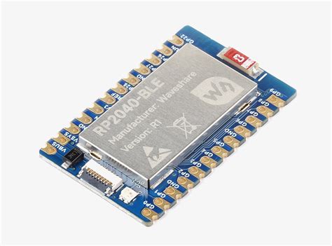 Waveshare Rp2040 Ble Is A Raspberry Pi Rp2040 Module With Bluetooth Le Connectivity Cnx Software