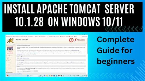 Your Complete Guide Installing Apache Tomcat Server 10128 On Windows 1011 Apache Tomcat
