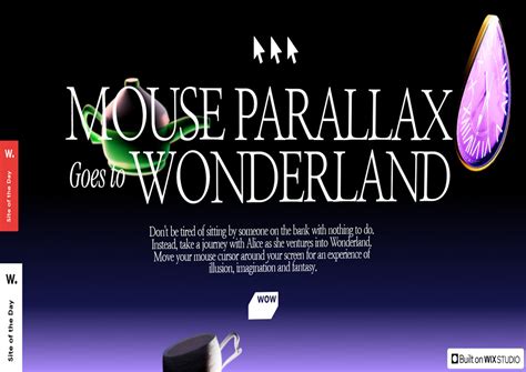 Mouse Parallax Wonderland Top Css Gallery