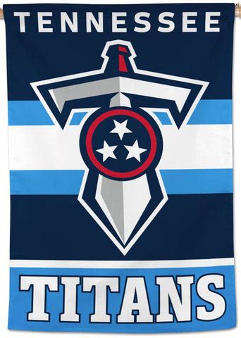 Tennessee Titans Sword Style Alternate Logo Nfl Team 28x40 Wall Banner Sports Poster Warehouse