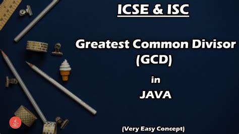 Gcd Of Two Numbers In Java Wap To Find Greatest Common Divisor In Java Bluejcode Youtube