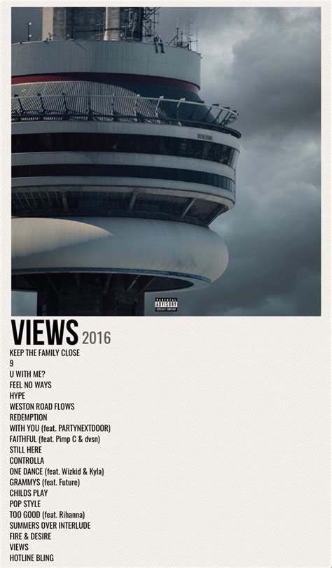 Pin By Conny😼 On Album Cover Drucken Drake Views Album Music Poster