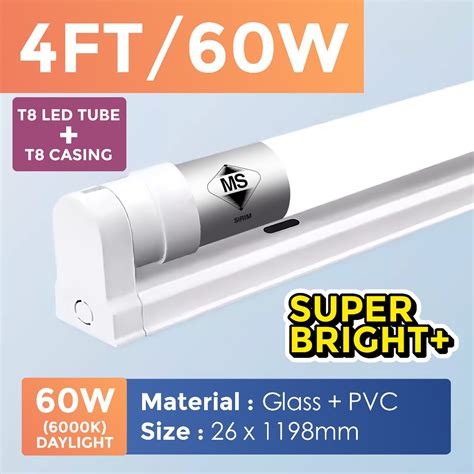 【full Set】 T8 Led Tube Lampu Led Siling Led Ceiling Light Panjang Lampu Kalimantang Led Set With