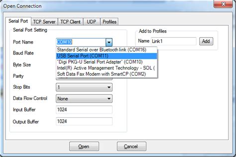 ZigBee Operator Software Serial Port Tool