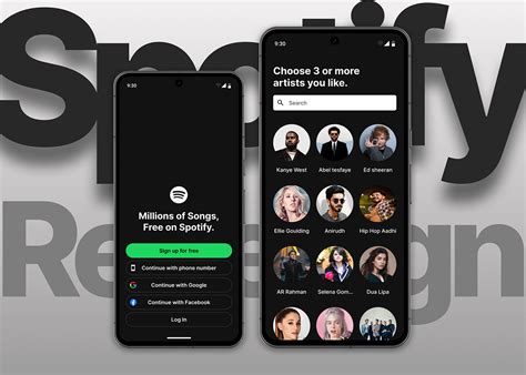 Spotify Redesign Behance Spotify Redesign Behance