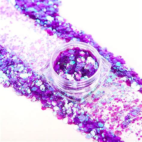Diy 네일 아트 주얼리 제작 휴대폰 케이스 등을 위한 청키 글리터로 반짝거리고 빛나세요 Diy 매니큐어 장식에 딱