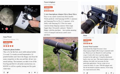 Amazon Com 3 Axis High Precision Universal Digiscoping Adapter TRIDAPTOR Metal Holder Mount