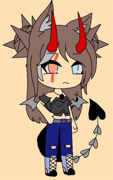 Download Gacha Baddie Character Design Wallpaper