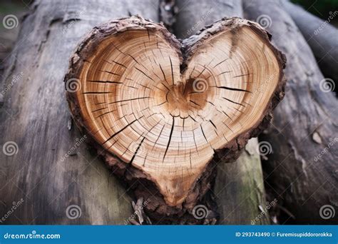 Heart Carved On A Tree Trunk Stock Illustration Illustration Of Babefriend Closeup