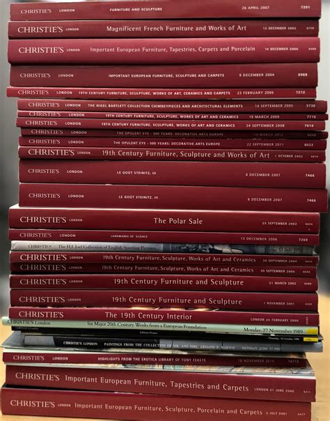 Christies London Auction Catalogs You Pick Ebay
