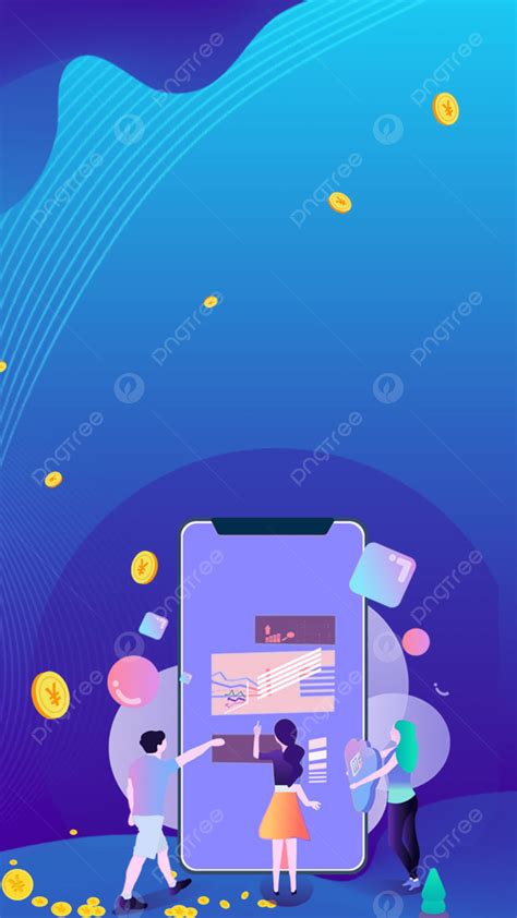 Mobile Banking App Welcome Page Startup Page H5 Background Psd
