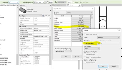 Solved Pipe Elevation Without Decimals In Option Bar Autodesk Community