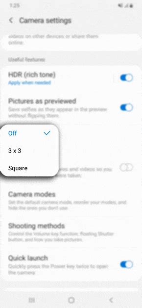 How Do I Enable The Grid Lines Setting On My Samsung Phone Samsung Australia