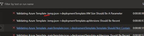 missing folder name in pester output variable scope issue · issue 172 · azure arm ttk · github