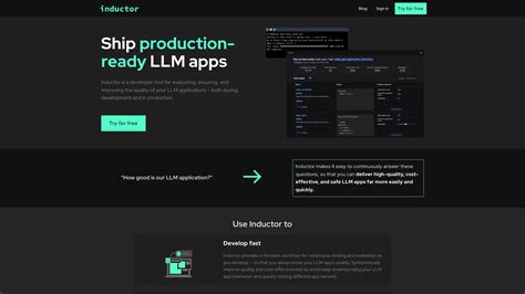 Inductor Prototype Evaluate Improve Llm Applications Rapidly
