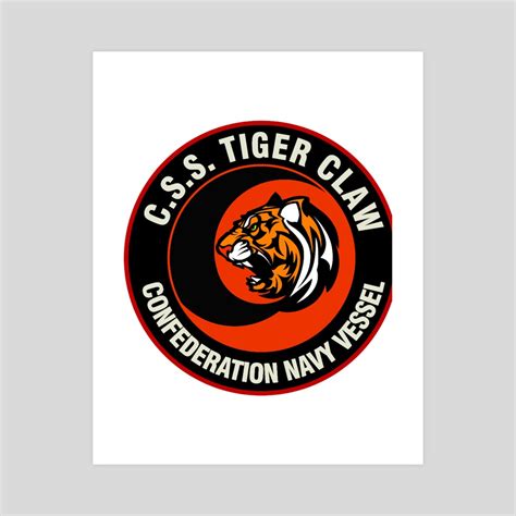 Css Tiger Claw Emblem An Art Print By Donald Nnamdiosuala Inprnt