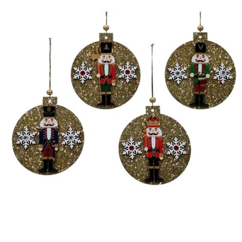 ΧΡΙΣΤΟΥΓΕΝΝΙΑΤΙΚΟ ΣΤΟΛΙΔΙ ΜΠΑΛΑ ΚΑΡΥΟΘΡΑΥΣΤΗΣ 13εκ 6 ΤΕΜ Christmas Ornaments