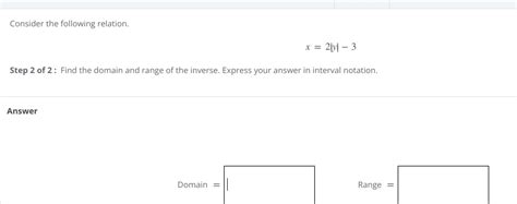 Solved Consider The Following Relation X Y 3 Step 2