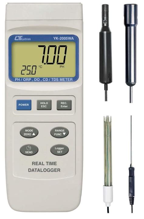 Yk 2005wa Ph Orp Do Cd Tds Meter Real Time Data Logger Atc Rs 232 Usb Waco Instaruments