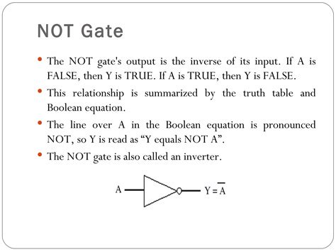 lecture 2 4 logic gate and simple logic circuit ppt physics science